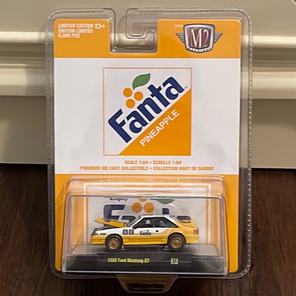 M2 Machines | Other | M2 Machines 988 Ford Mustang Gt Fanta Pineapple ...